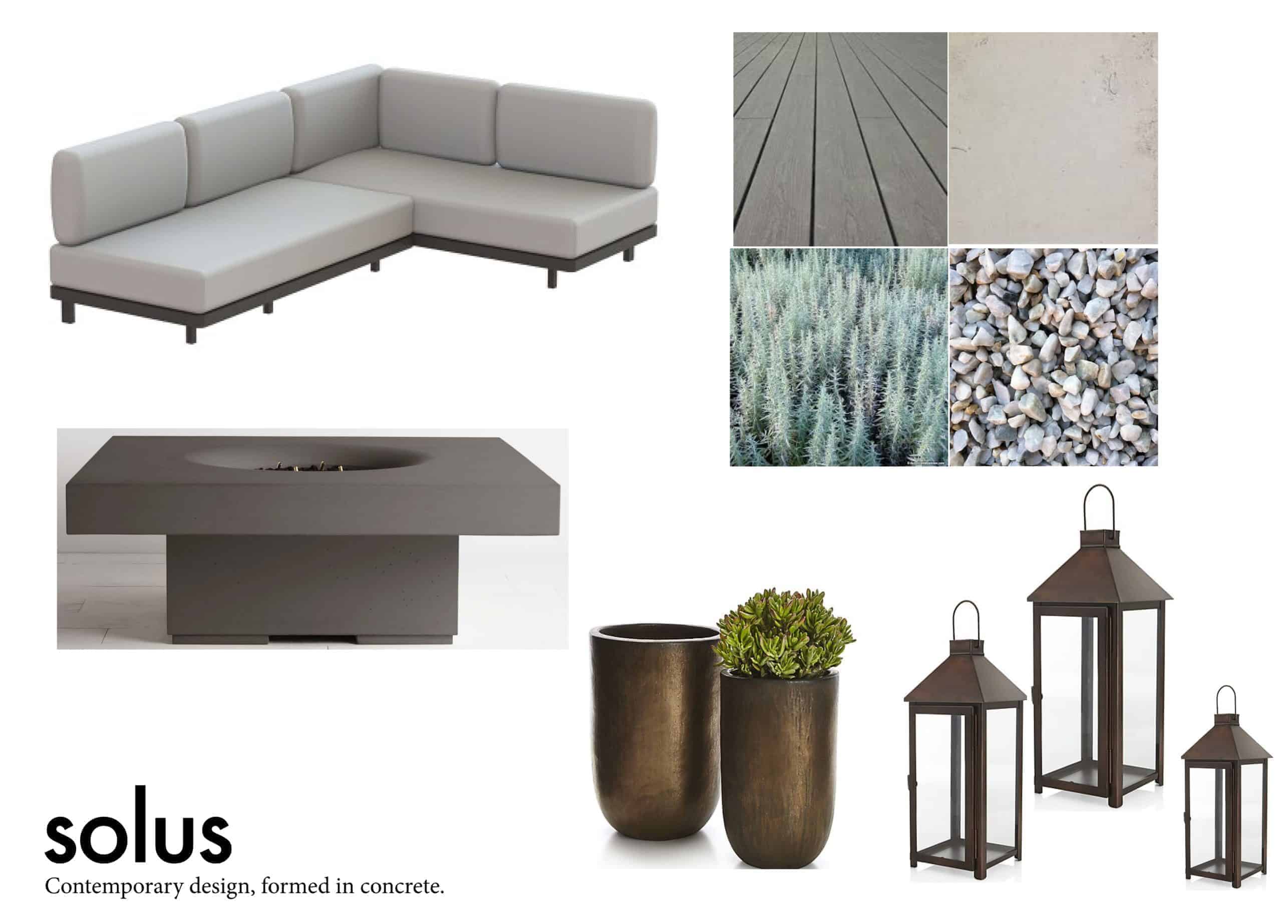 Solus moodboard Indian Ocean Halo contemporary - Solus Decor