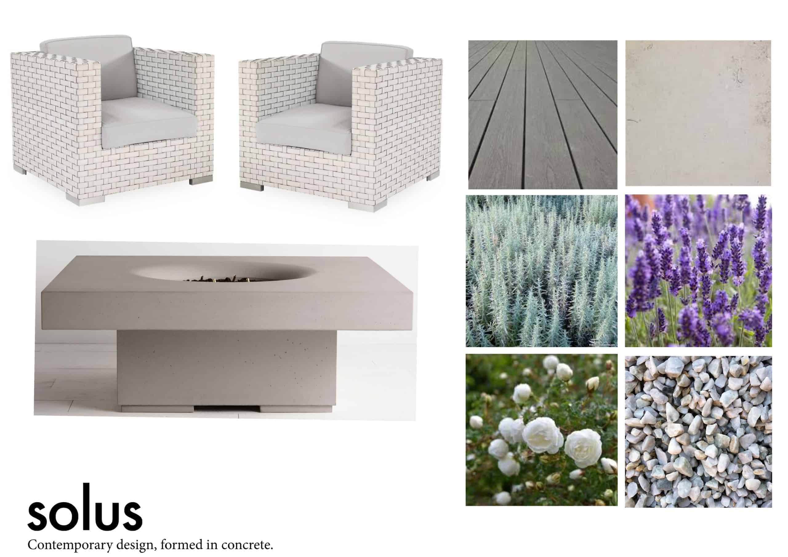 Solus moodboard Indian Ocean Halo - Solus Decor