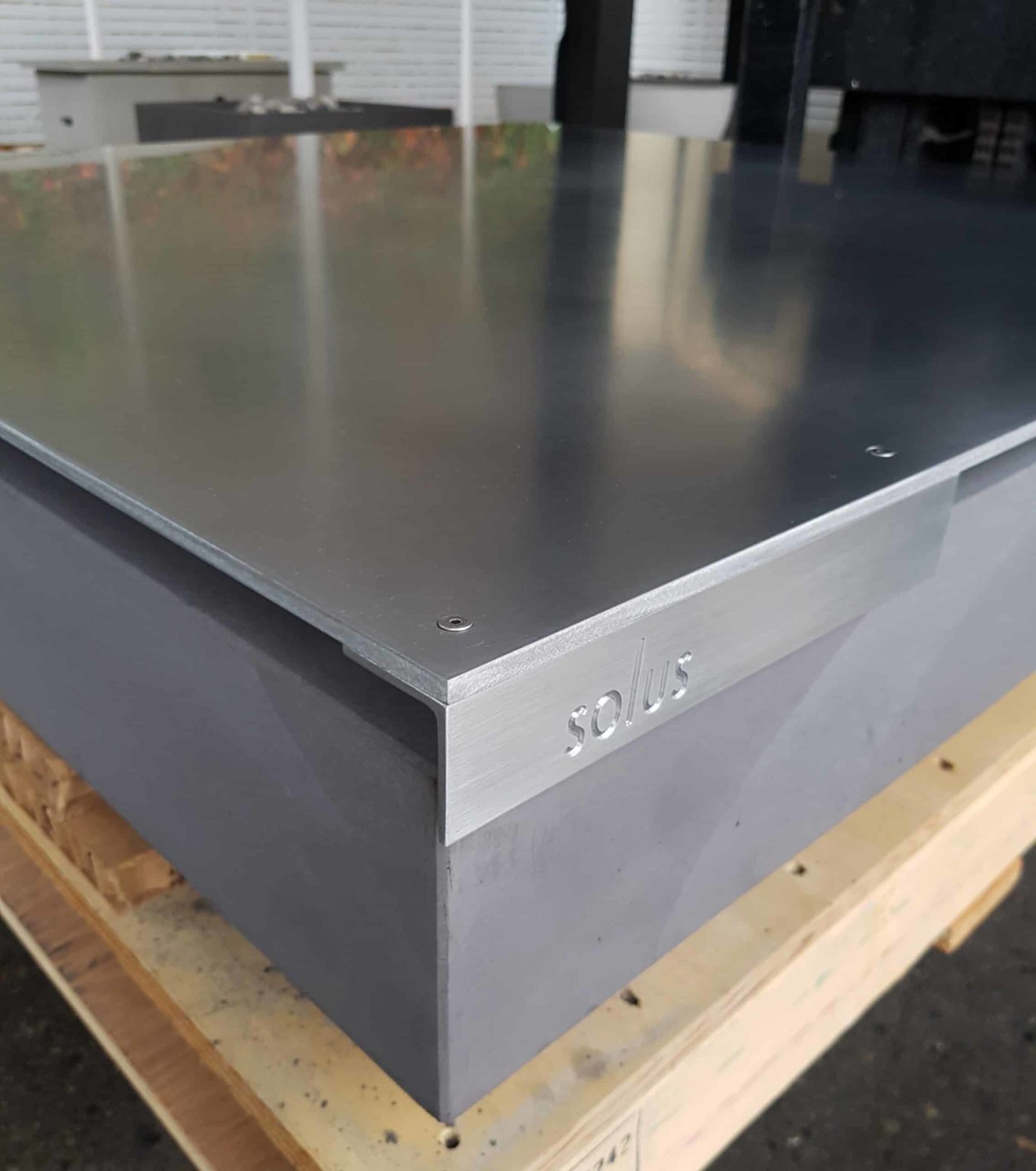 Solus Square Metal Tabletops - From Fire Pit to Coffee Table